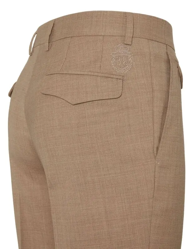 BILLIONAIRE Wool Slim-cut Chinos - ""06 Beige""